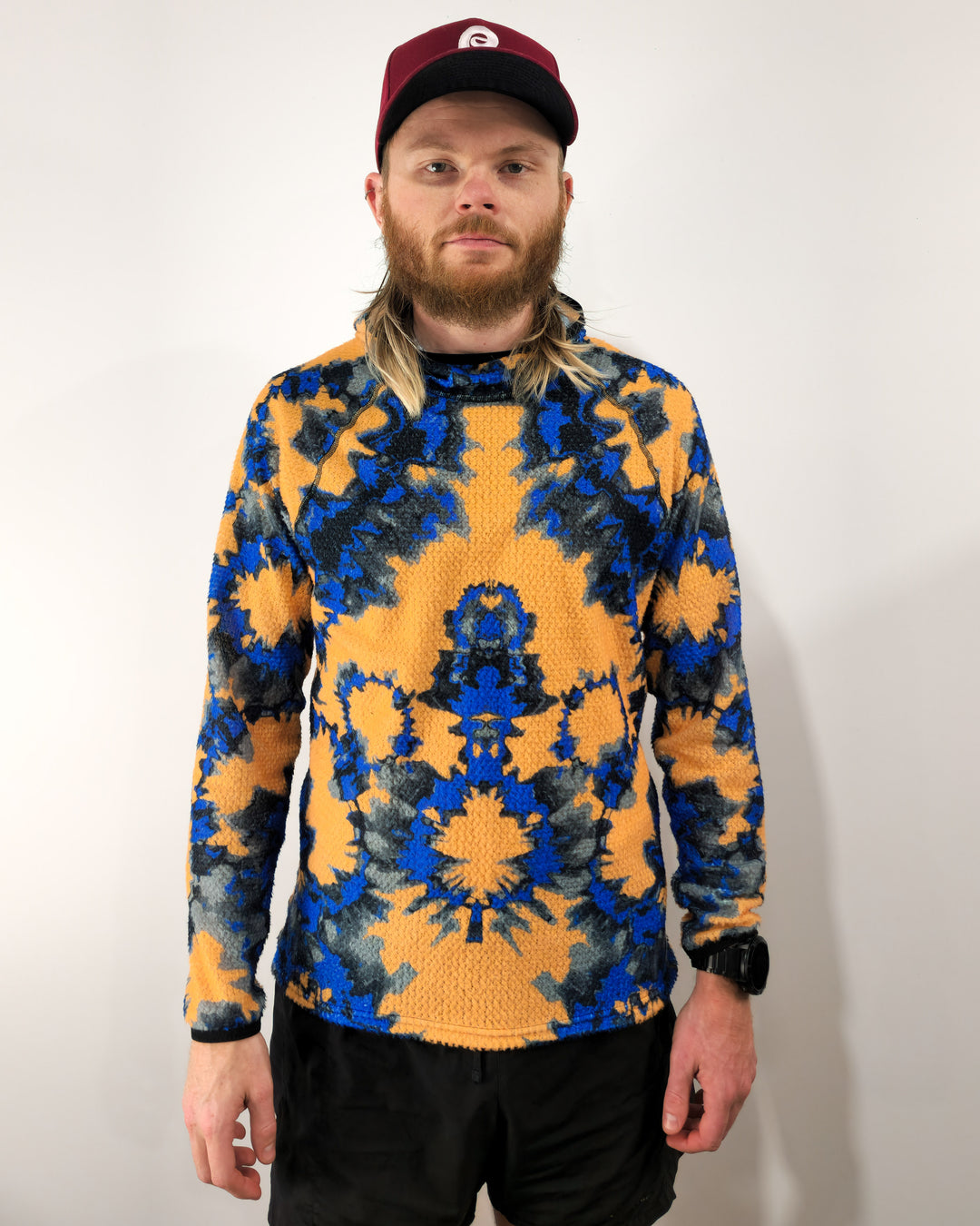 Printed Alpha Direct 90 Hoodie "Shibori" – High Tail Designs