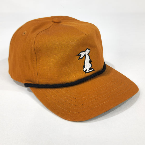 Logo Lariat Ripstop Hat "Old Gold" – High Tail Designs